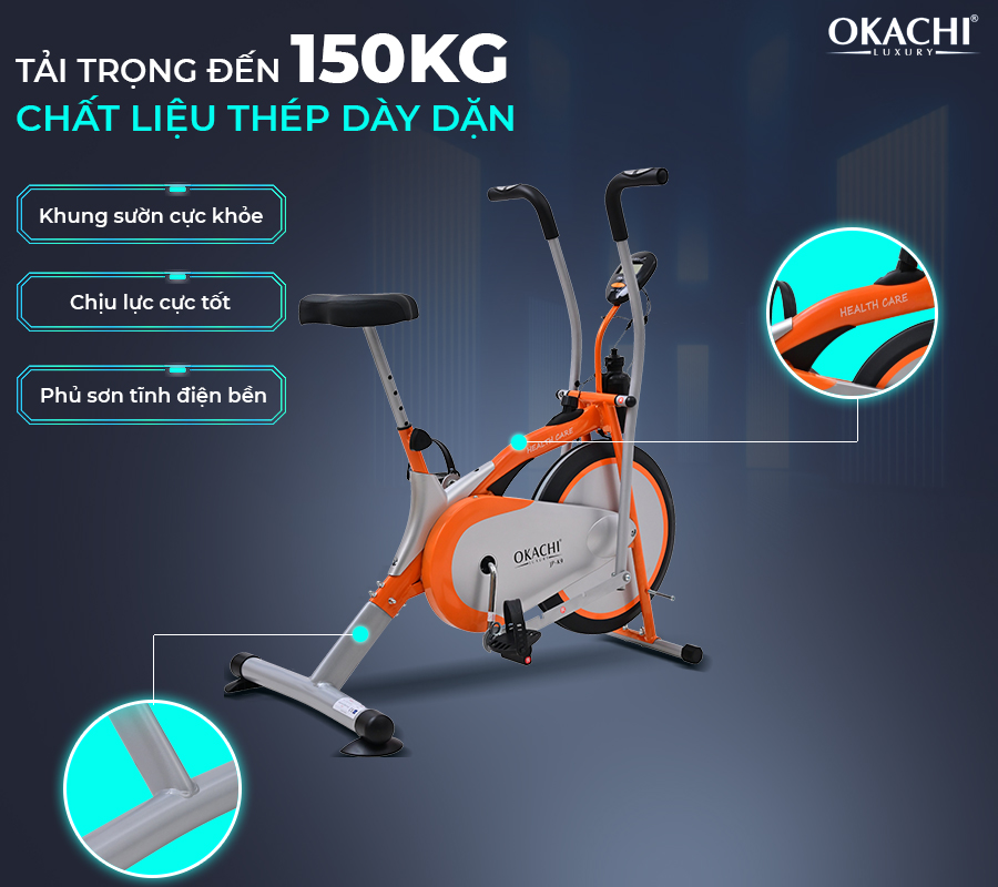 Xe đạp tập thể dục OKACHI SPORT JP-K9 (cao cấp)